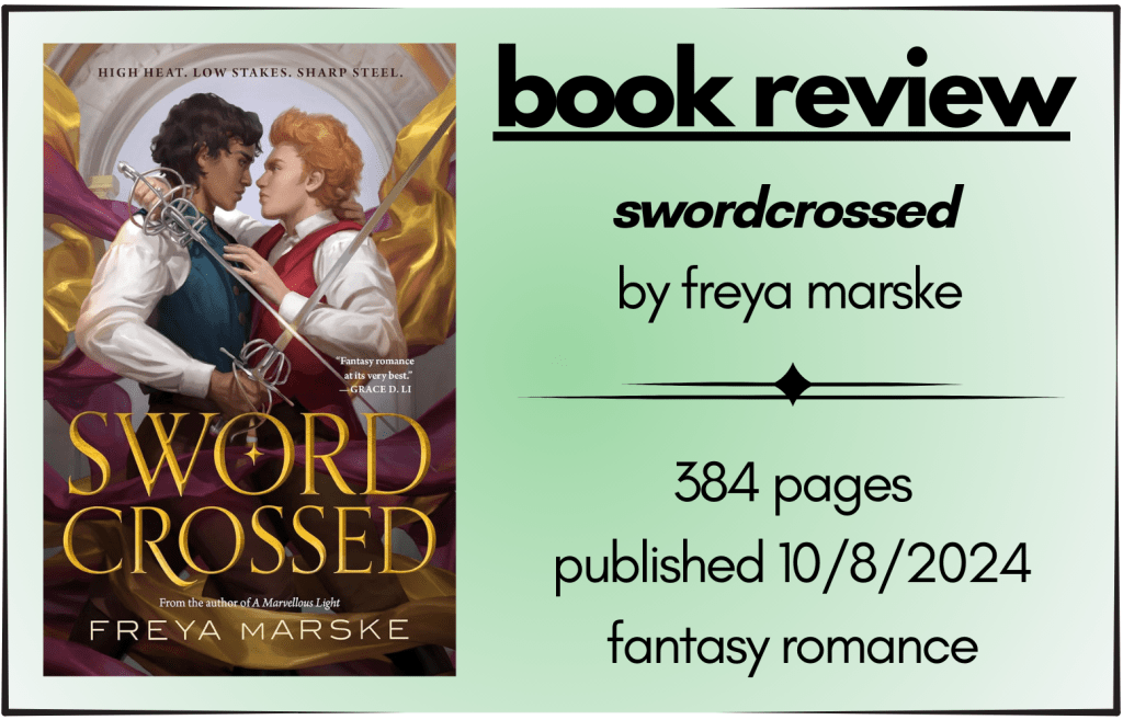 ARC Review - Swordcrossed - Biblio Nerd Reflections