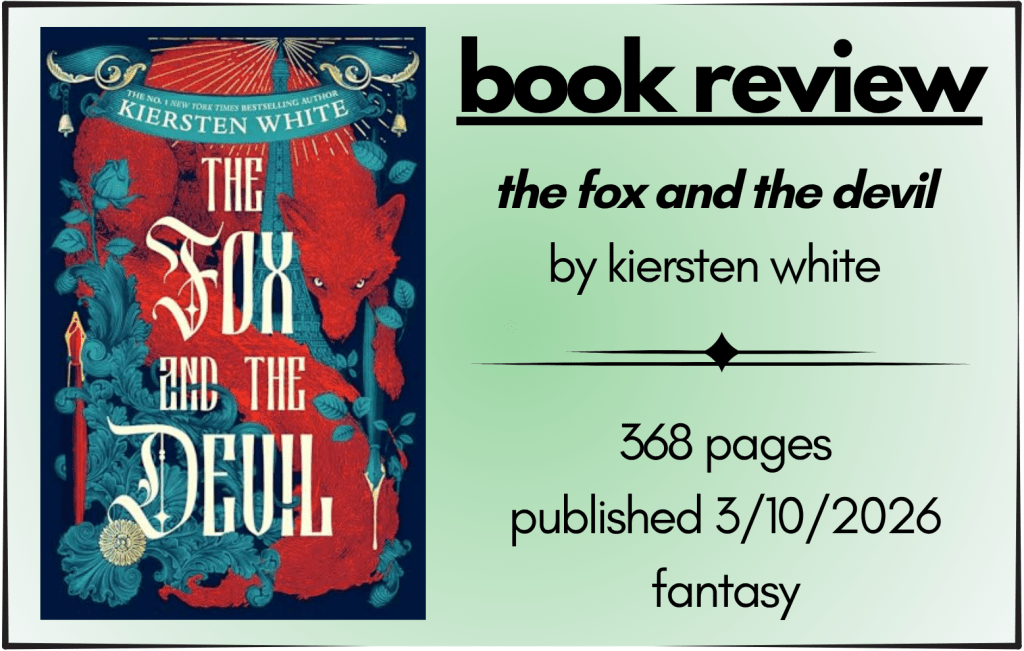 The Fox and the Devil - ARC Review - Biblio Nerd Reflections